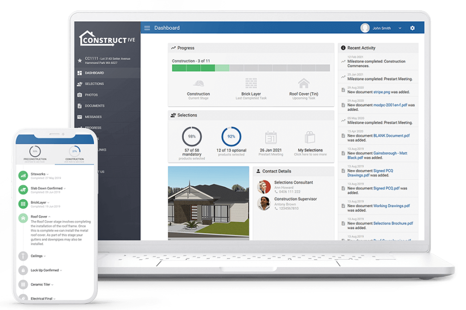 Residential Builder Customer Portal - Constructive Software