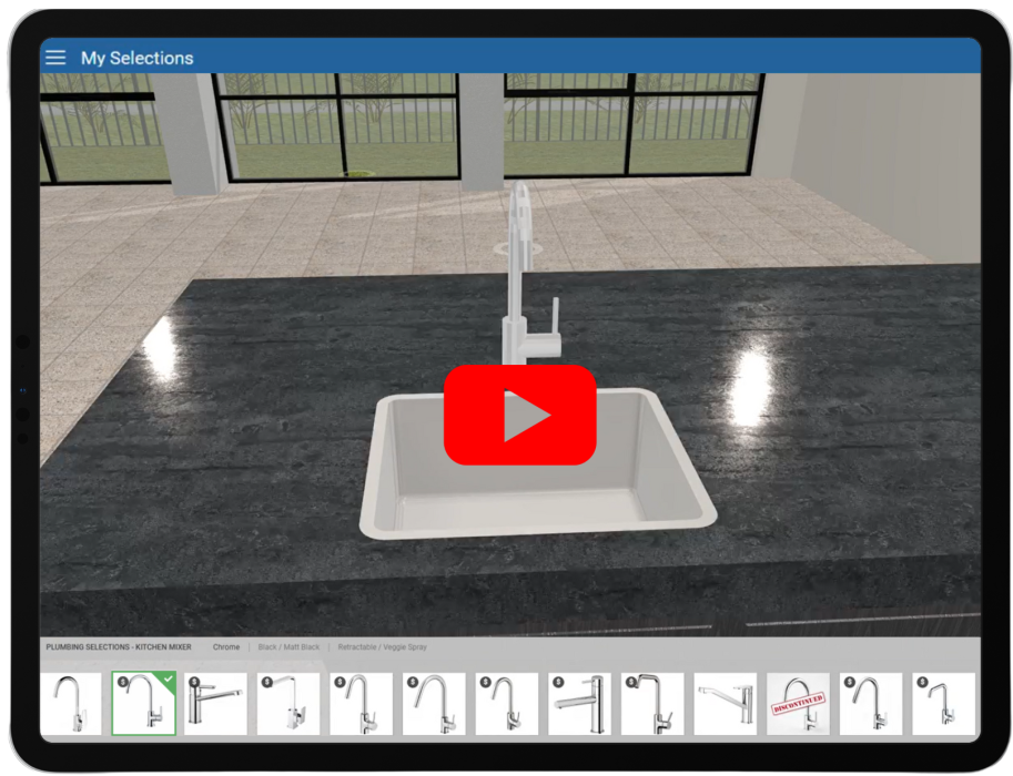 Constructive Software Introduces Stunning New Feature: Kitchen/Bathroom mixers in sophisticated 3D