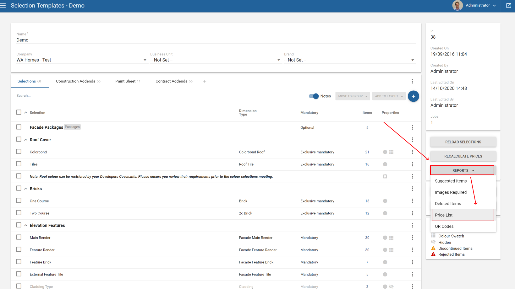 Constructive 5.2 – Progress Template and Price List Extract - Constructive Software